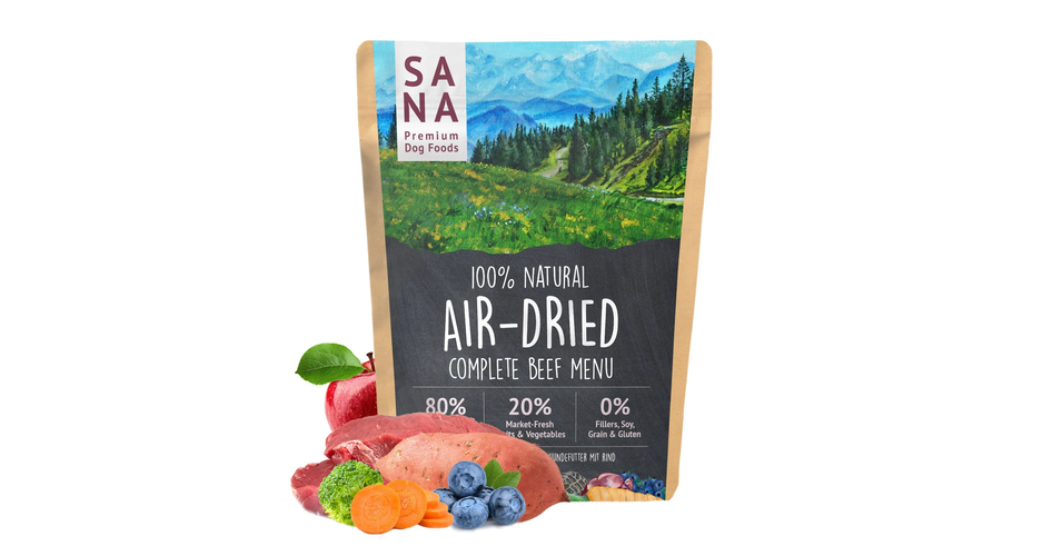 SANA szárított BARF Menü - Marha 1 kg - SANA (by Sana Premium Dog Foods ...